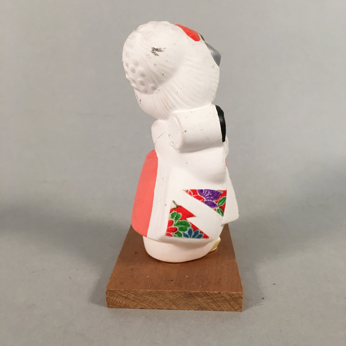 Japanese Kokeshi Doll Vtg Plaster Figurine Geisha Girl Okimono KF528 ...