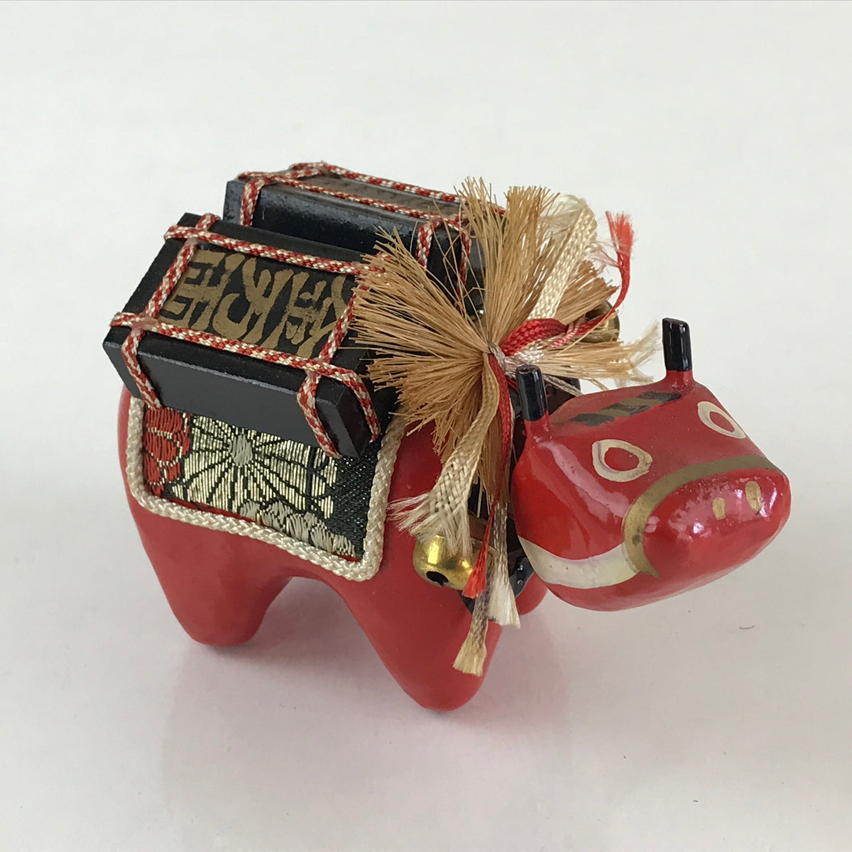 Japanese Paper Cow Akabeko Doll Figurine Vtg Lucky Charm Fukushima Ush | Online Shop | Authentic ...