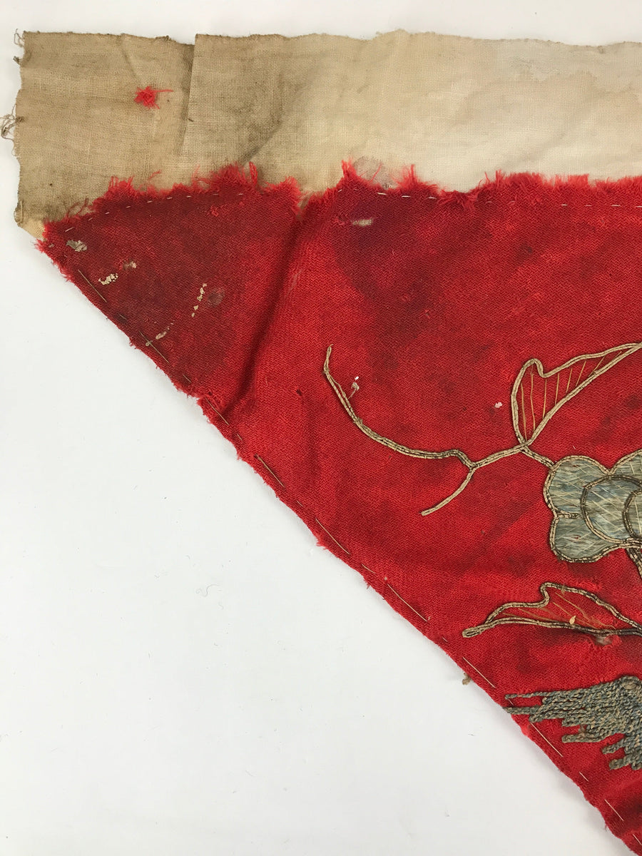 Antique Japanese Buddhist Altar Tablecloth Uchishiki Triangle Maejyoku ...