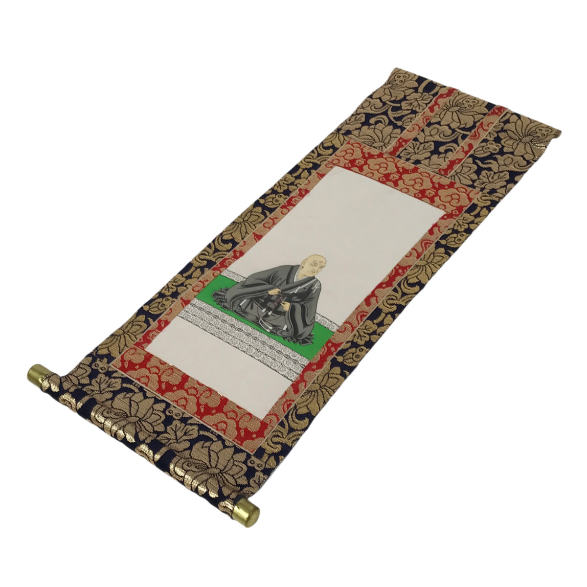 Buddhist Altar Fitting Scroll Vtg Rennyo Jodo Shinshu Kakejiku Wakigak ...