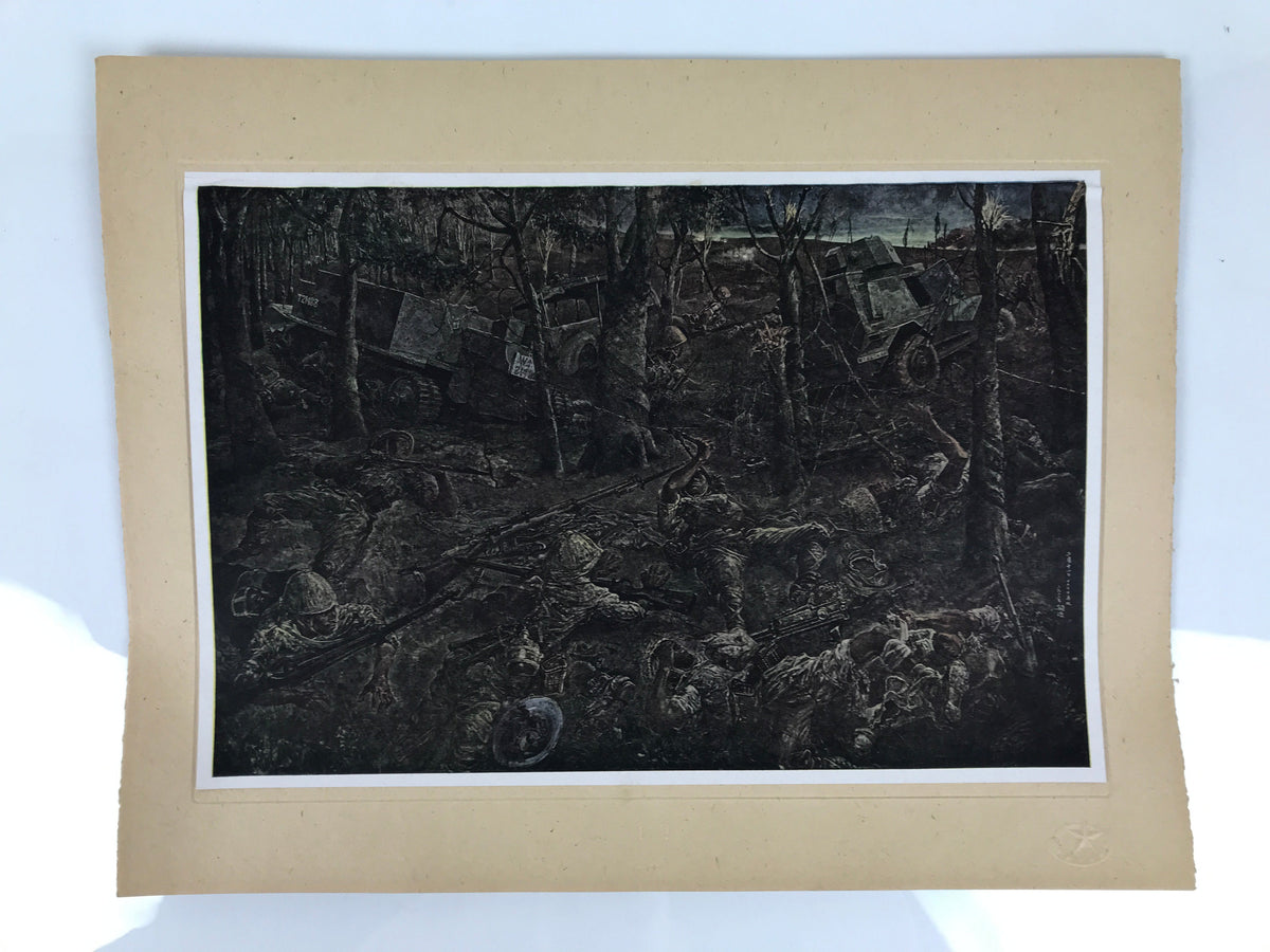 Japanese Art Print Reproduction Military February 11st Singapore WWII ...
