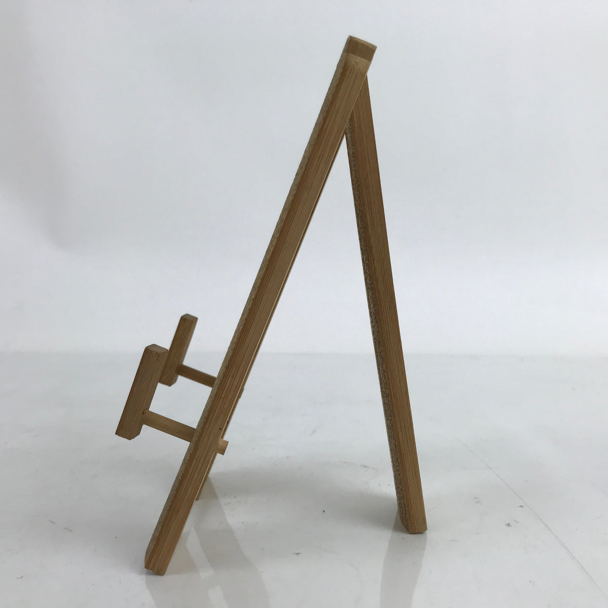Japanese Bamboo Folding Fan Table Stand Vtg Sensu Wall Hanger Decor Br ...