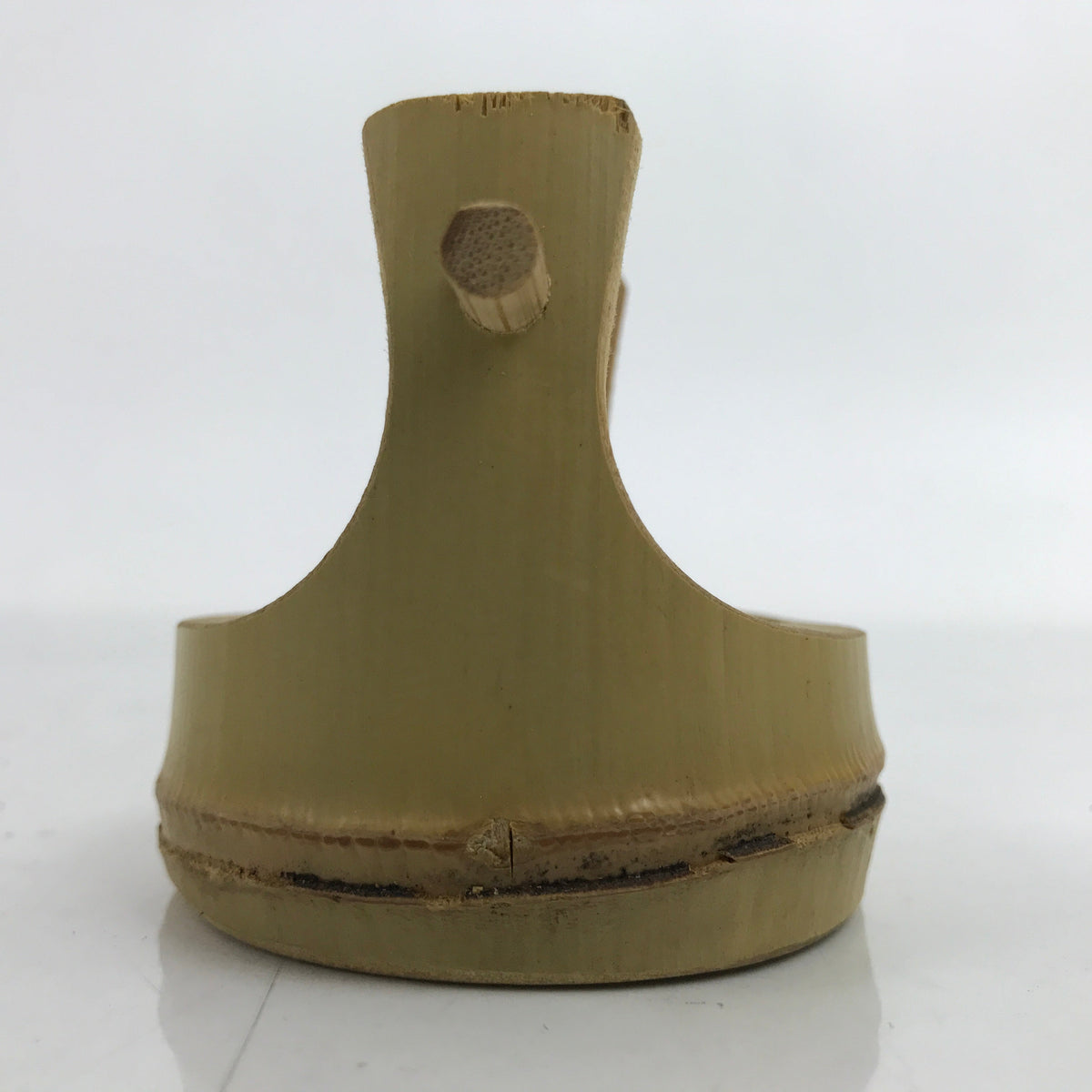 Japanese Bamboo Miniature Hand Bucket Serving Dish Vtg Teoke Kaiseki M ...