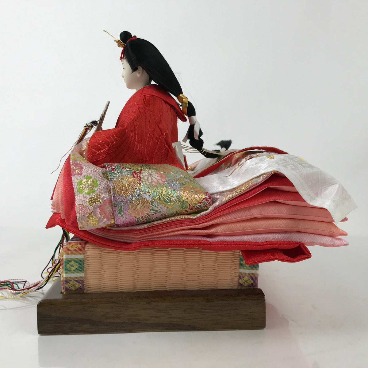 Japanese Big Hina Doll Ningyo Princess Vtg Girl's Day Ohinasama Silk I ...