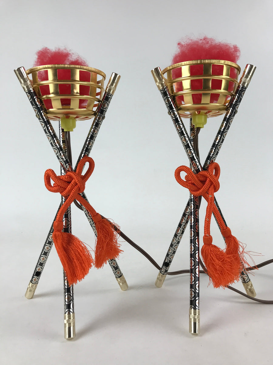 Japanese Boys' Day Display Kagaribi Lantern Pair Electric Bonfire Braz ...