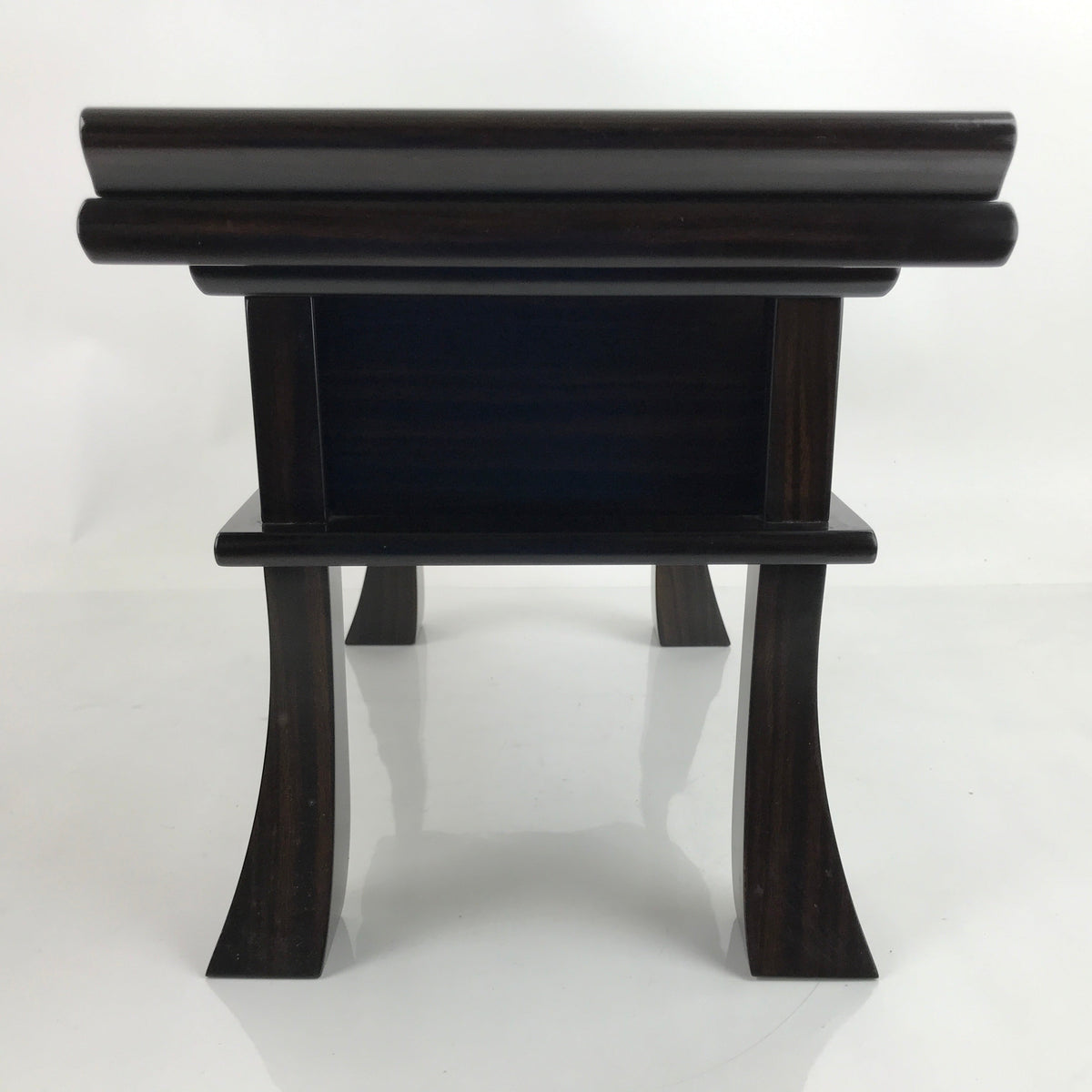 Japanese Buddhist Altar Brushed Lacquer Wood Offering Table Vtg Kyozuk ...