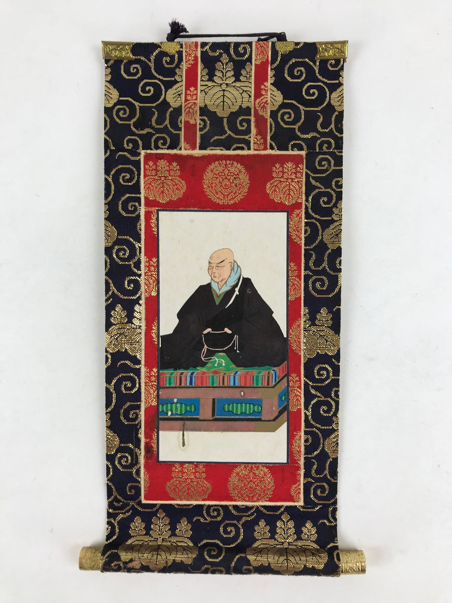 Japanese Buddhist Altar Fitting Hanging Scroll Vtg Shinshu-Takada Kake ...