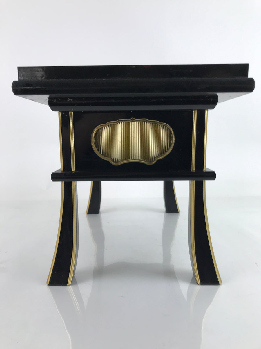 Japanese Buddhist Altar Fitting Lacquer Kyozukue Offering Table Black ...
