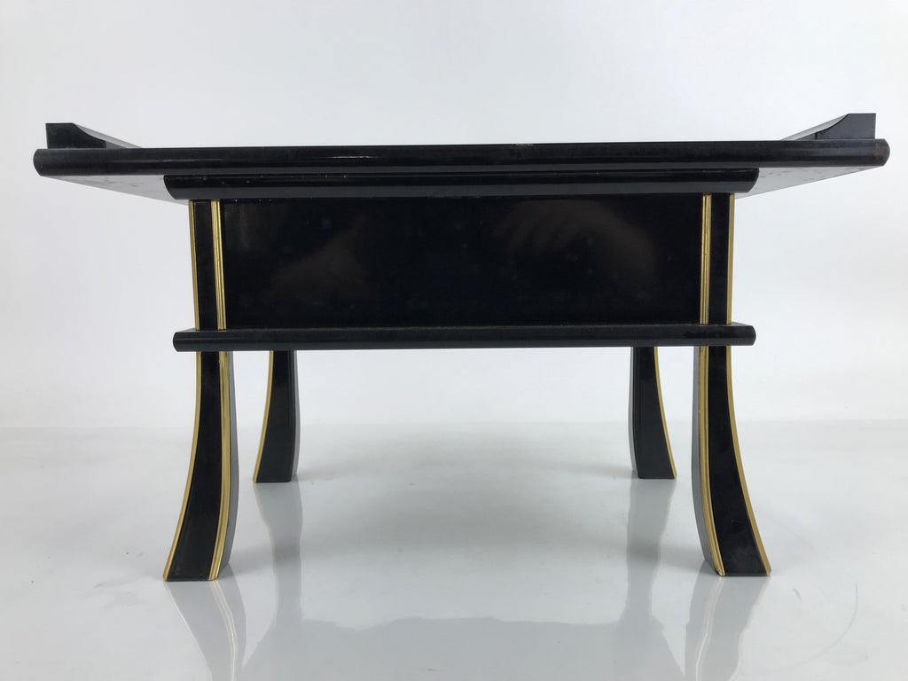 Japanese Buddhist Altar Fitting Lacquer Kyozukue Offering Table Black ...