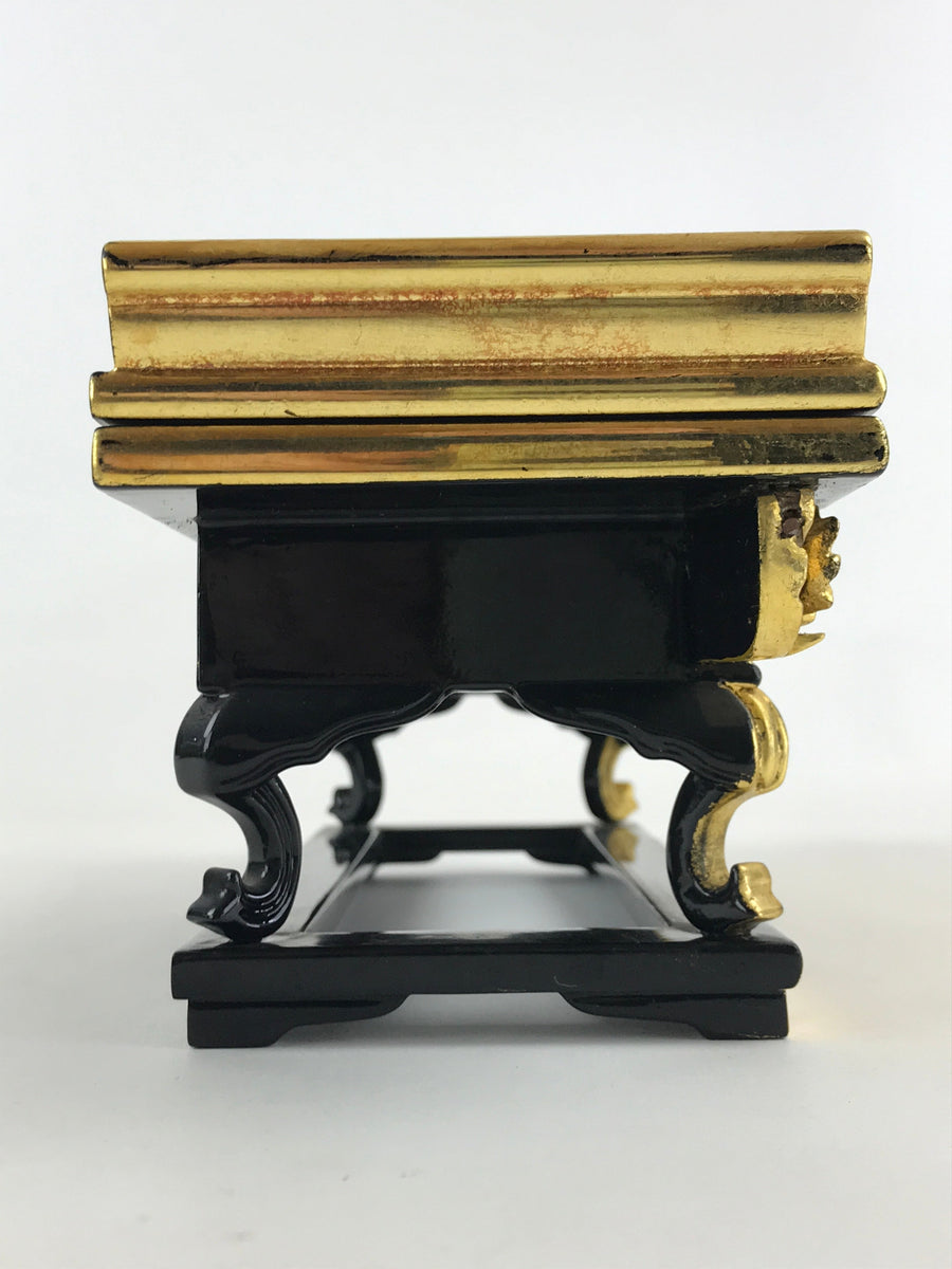 Japanese Buddhist Altar Fitting Lacquered Kyozukue Offering Table Vtg ...