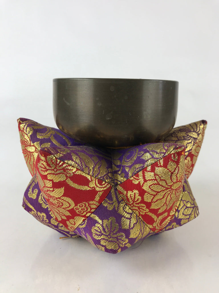 Japanese Buddhist Altar Fitting Orin Bell Singing Bowl Hexagonal Pillo ...