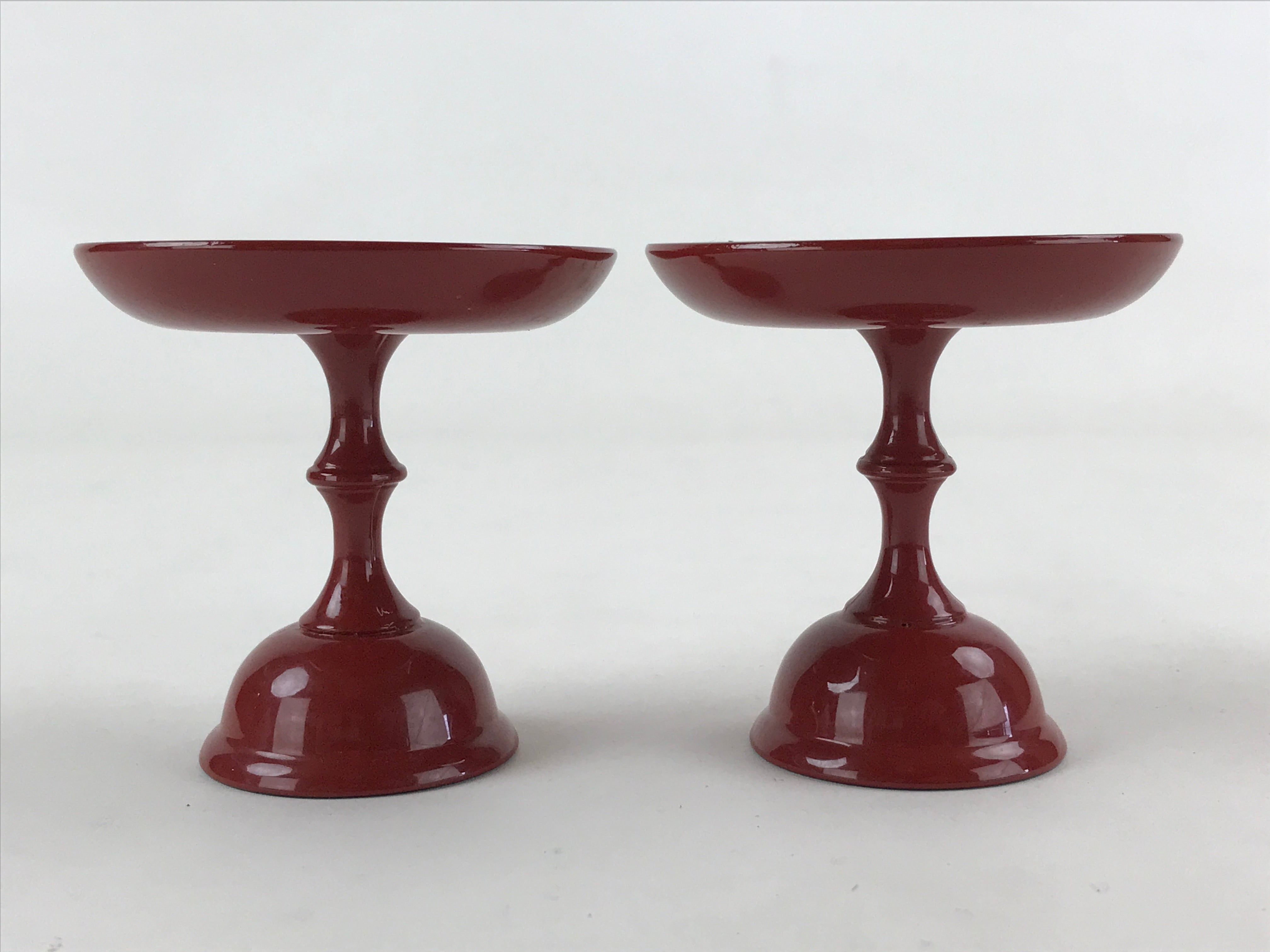 Japanese Buddhist Altar Fitting Resin Offering Stand Vtg Butsugu 2pc R ...