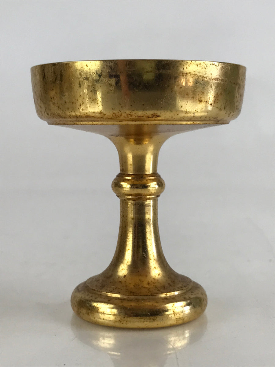 Japanese Buddhist Altar Fitting Rice Offering Cup Vtg Buppanki Butsugu ...