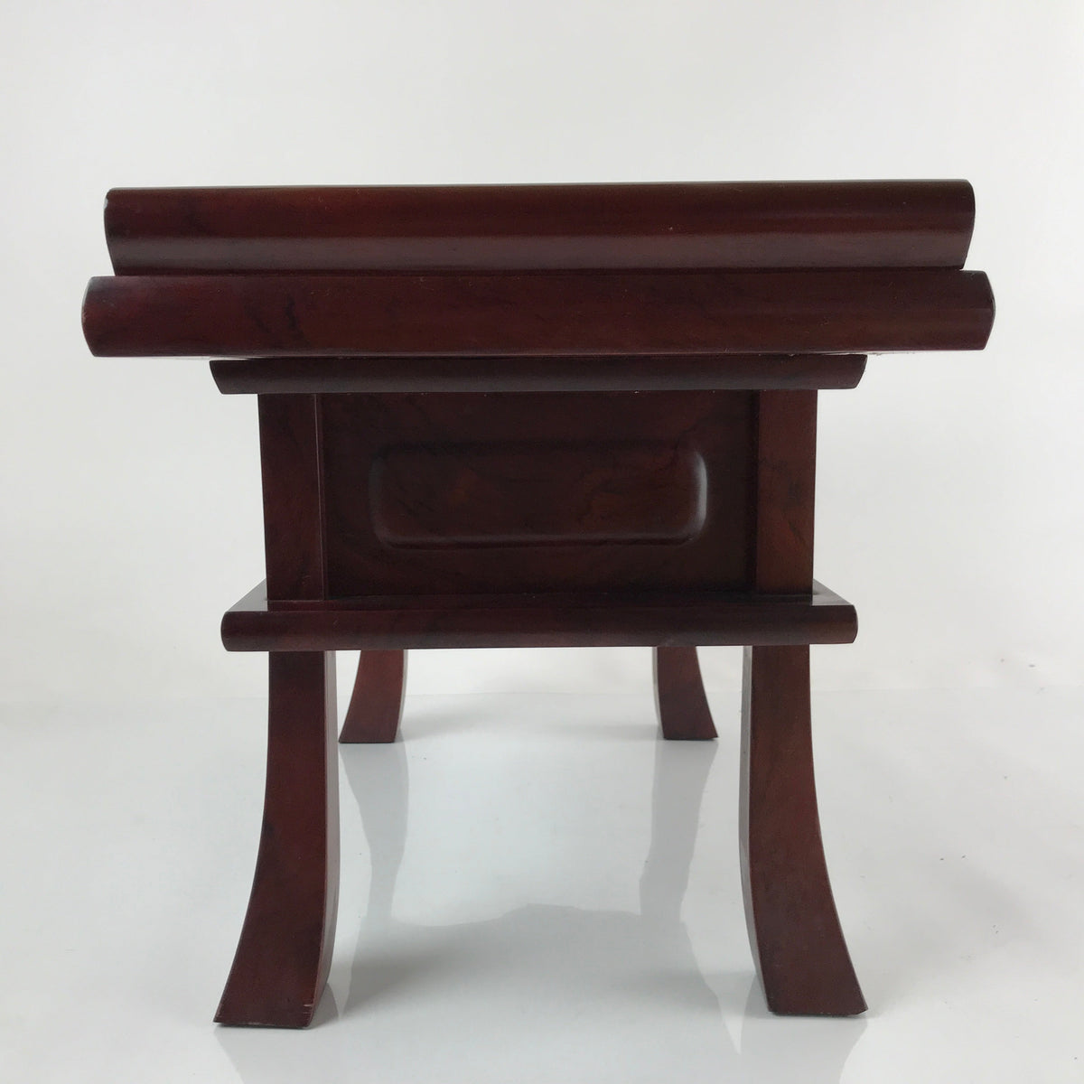 Japanese Buddhist Altar Lacquer Wood Kyozukue Offering Table Vtg Brown ...