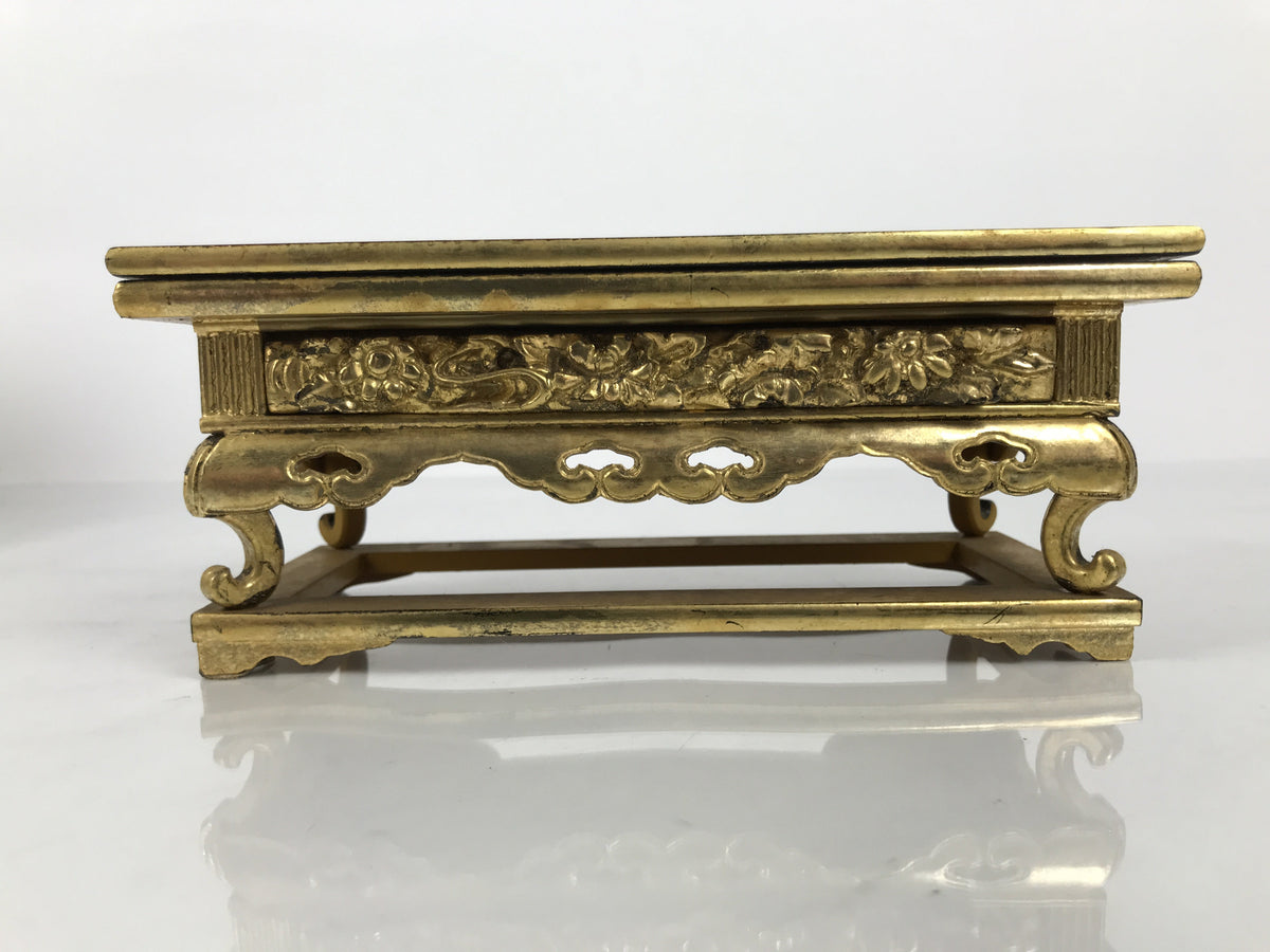 Japanese Buddhist Altar Lacquered Wood Offering Table Vtg Uwajoku Maej ...