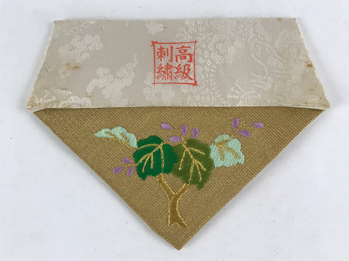 Japanese Buddhist Altar Tablecloth Silk Uchishiki Triangle Maejoku Gol ...