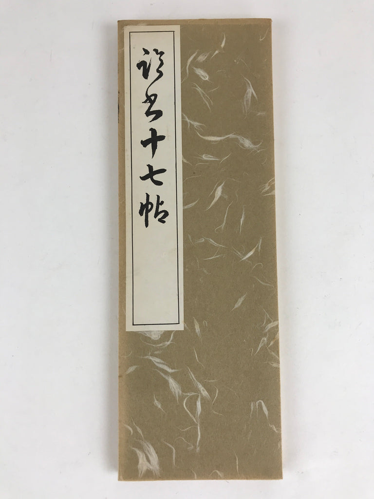 Japanese Calligraphy Reisho Rinsho Ju Nana Jo Vtg Copy Book Tehon Shod ...