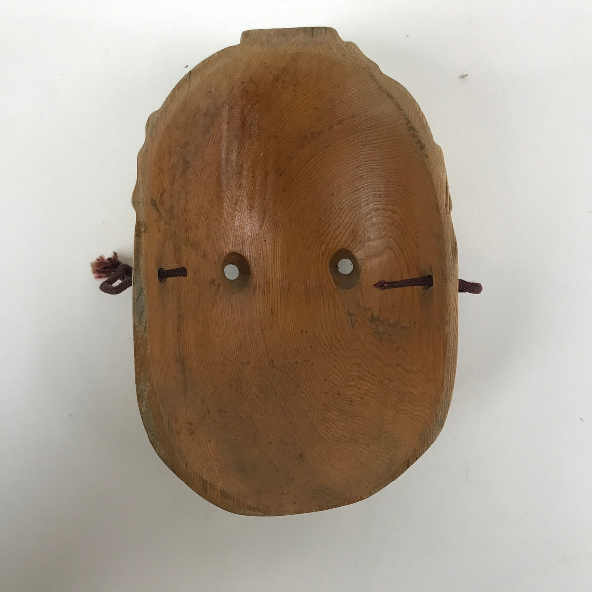 Japanese Carved Wooden Noh Mask Hyottoko Vtg Comical Nohmen Kagura Dan ...