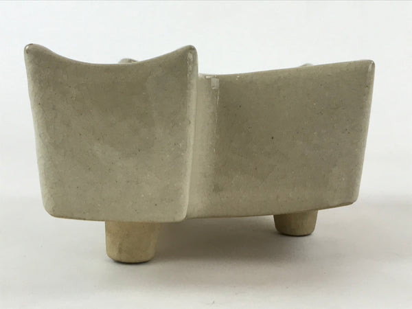 Japanese Ceramic Suiban Flower Vase Vtg Pottery Ikebana Arrangement Be ...