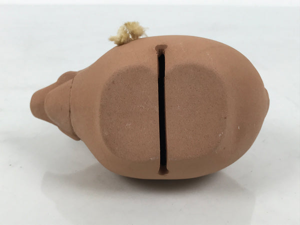 Japanese Clay Bell Dorei Wild Boar Vtg Tsuchi-Suzu Zodiac Animal Inosh ...