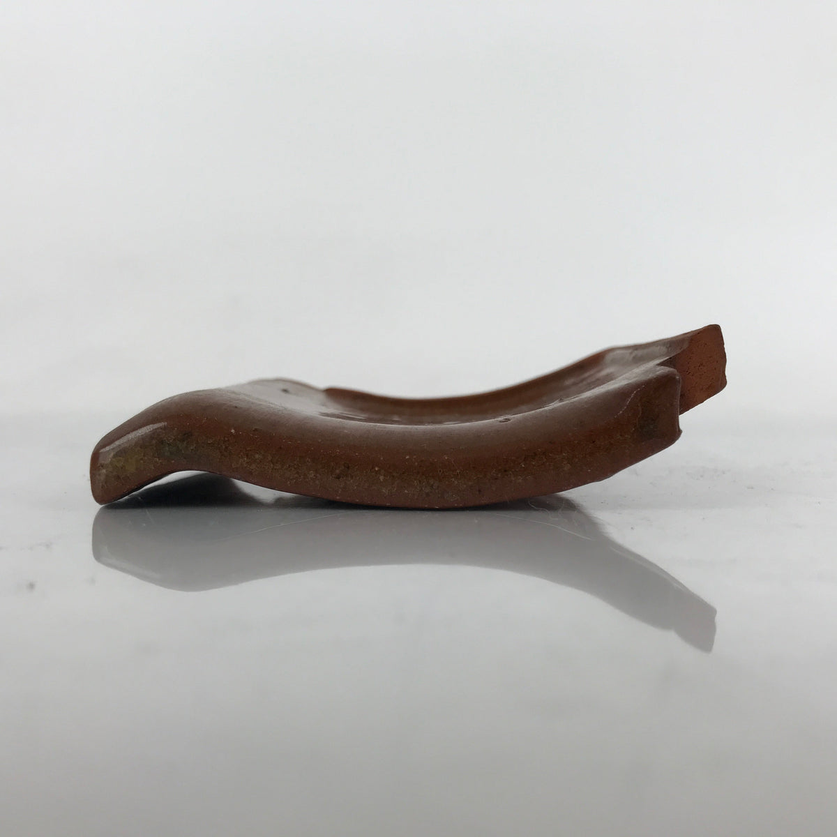 Japanese Clay Roof Tile Small Plate Mamezara Vtg Glazed Kinki Terracot ...
