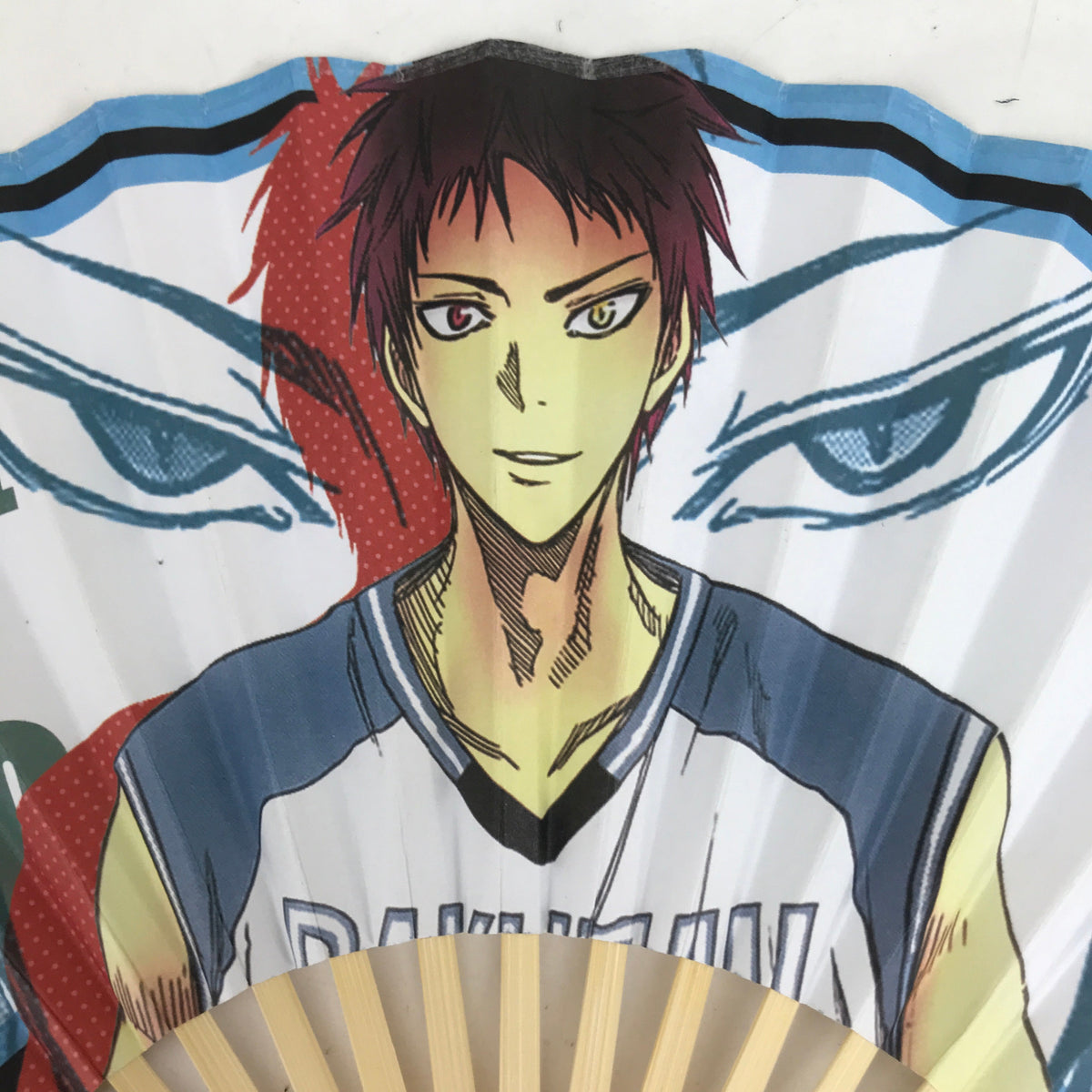 Japanese Folding Fan Sensu Bamboo Kuroko no Basuke Anime Rakuzan Akash ...