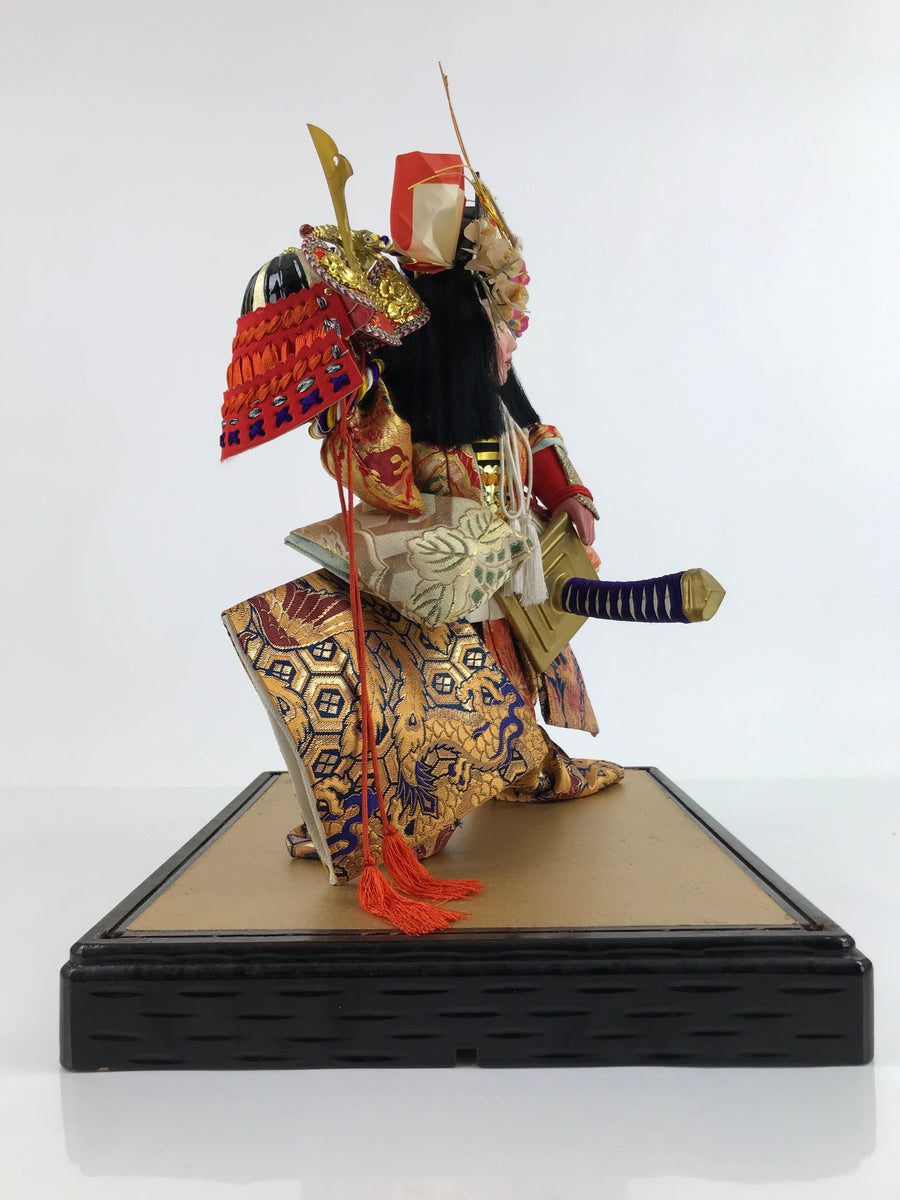 Japanese Gogatsu Ningyo Little Samurai Doll Vtg Boys Day Festival Disp ...