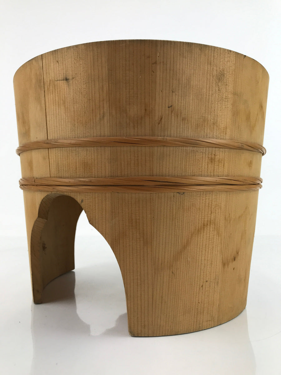 Japanese Handmade Wooden Oke Bucket Sushioke Hangiri Vtg Sushi Handai ...