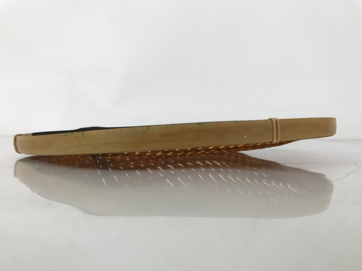 Japanese Small Bamboo Basket Vtg Natural Kago Zaru Colander 16.5 cm ...