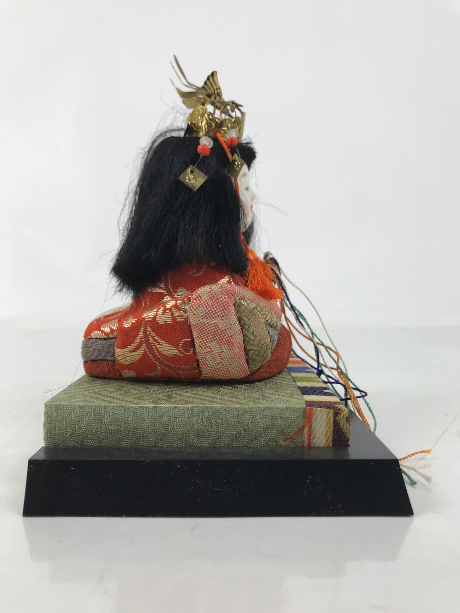 Japanese Hina Doll Ningyo Princess Vtg Girl's Day Ohinasama Silk Kimek ...