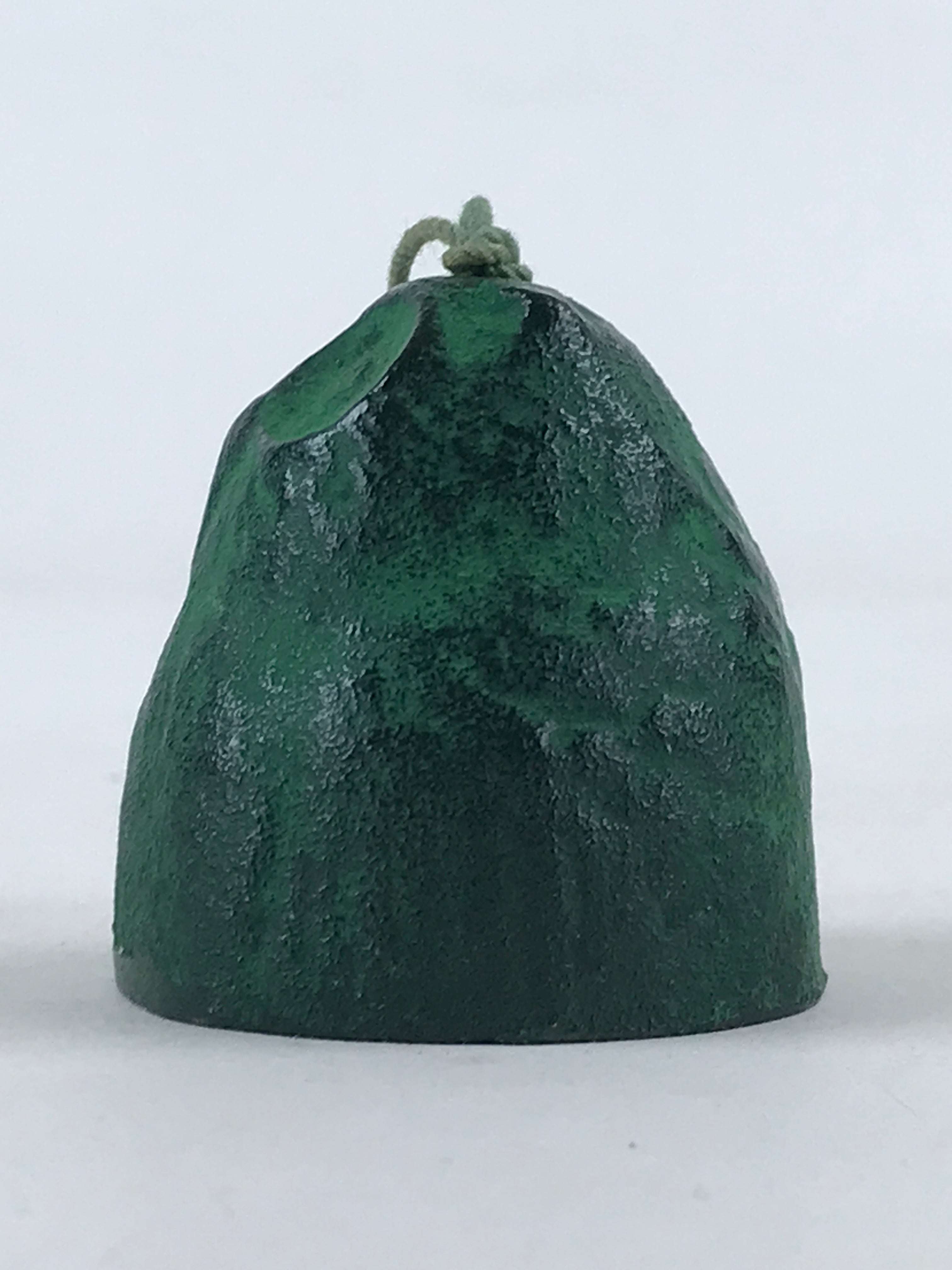 Japanese Iron Furin Wind Chime Tetsurin Vtg Green String Iwate Nanbu O ...