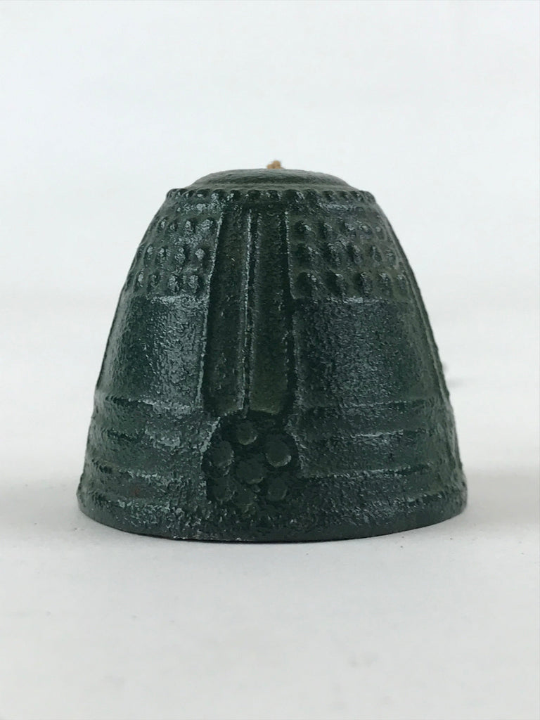 Japanese Iron Furin Wind Chime Tetsurin Vtg Mermaid Kanji Green String ...