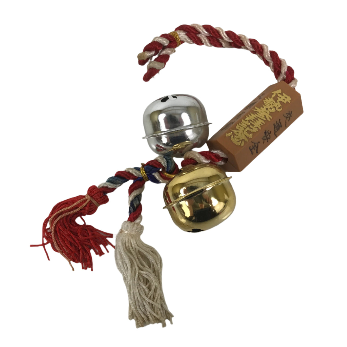 Japanese Ise Jingu Bell Omamori Good Fortune Amulet Gold Silver White ...