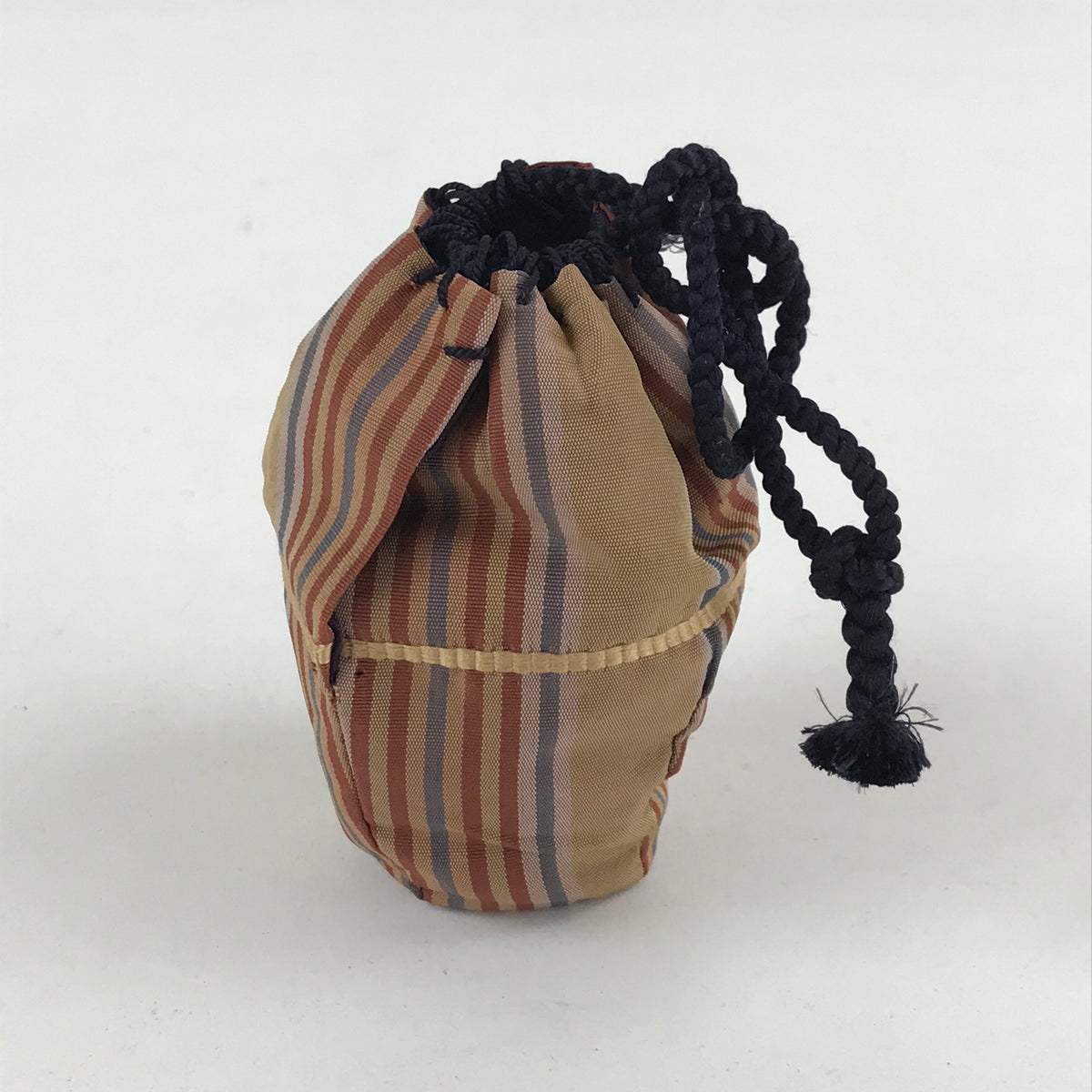 Japanese Kinchaku-Bukuro Drawstring Bag Vtg Kimono Cloth Purse Coin Po ...