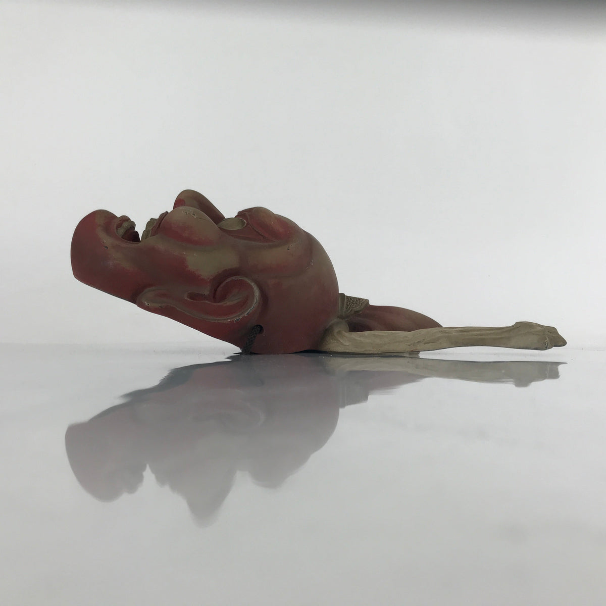 Japanese Plaster Guardian Agyou Mask Vtg Nio Buddhism Todaiji Temple O ...