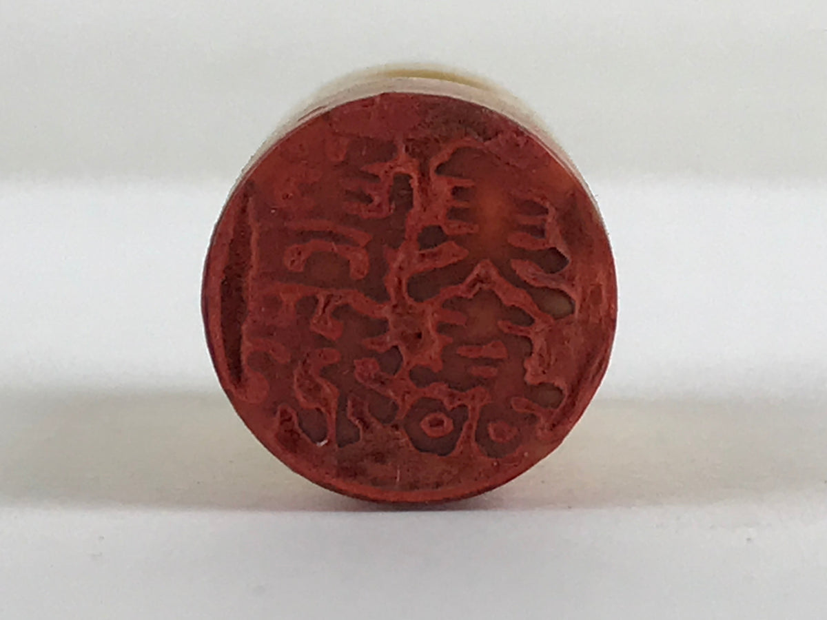Japanese Plastic Stamp Hanko Inkan Vtg Seal Personal Name Full Name Ka ...