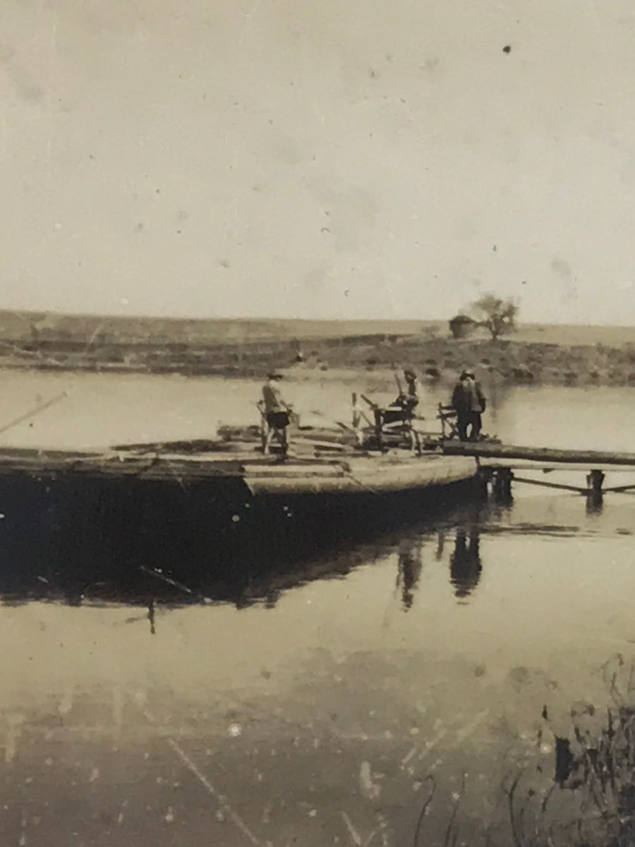 Japanese River Boat China Photograph Vtg Manchuria Occupation Sepia To ...
