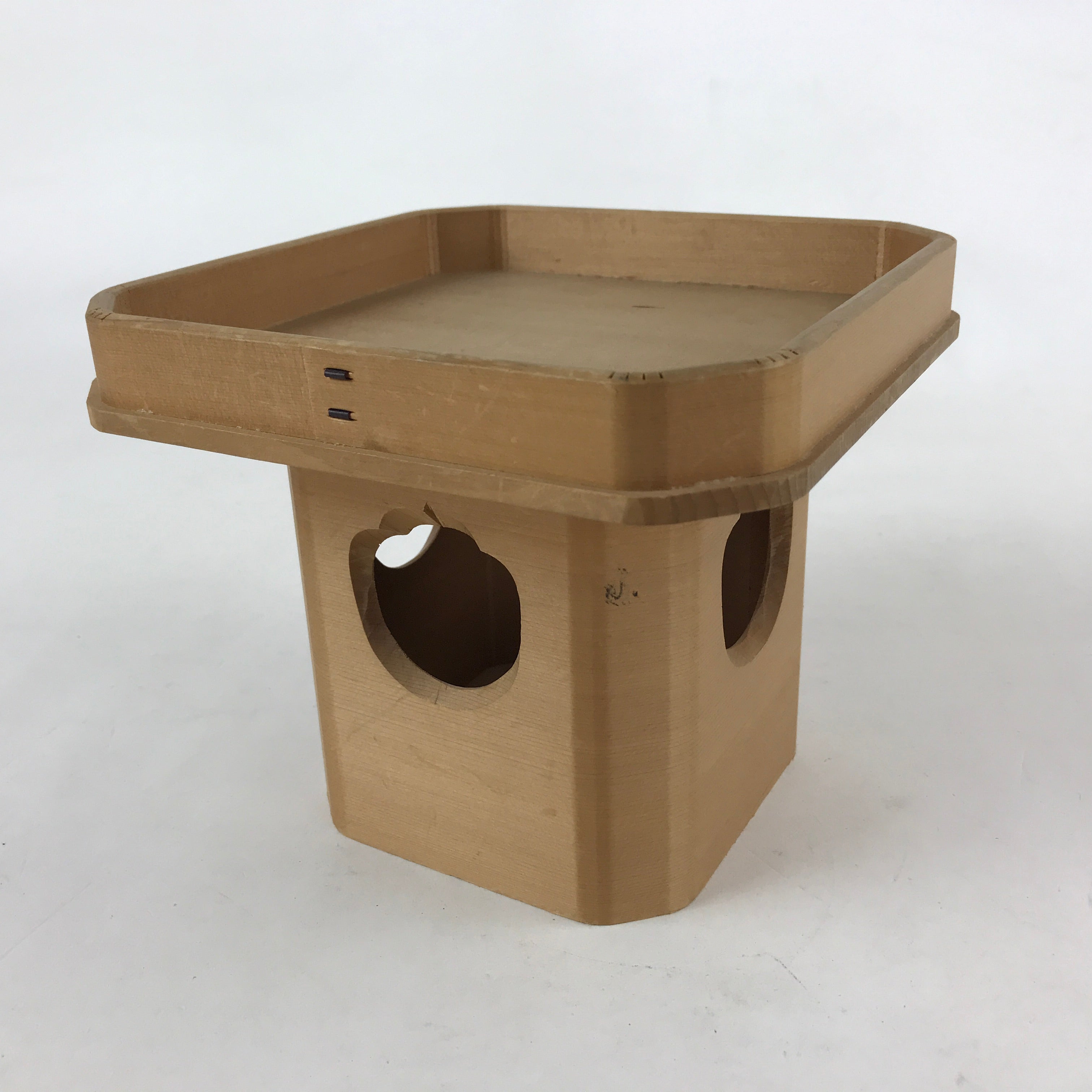 Japanese Shinto Buddhist Wooden Offering Tray Sanbou Vtg Sanpo Altar B ...