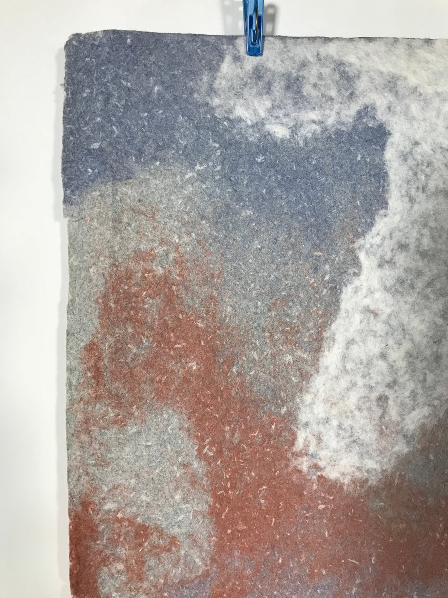 Japanese Traditional Handmade Washi Paper Sheet Vtg Craft Material Red ...