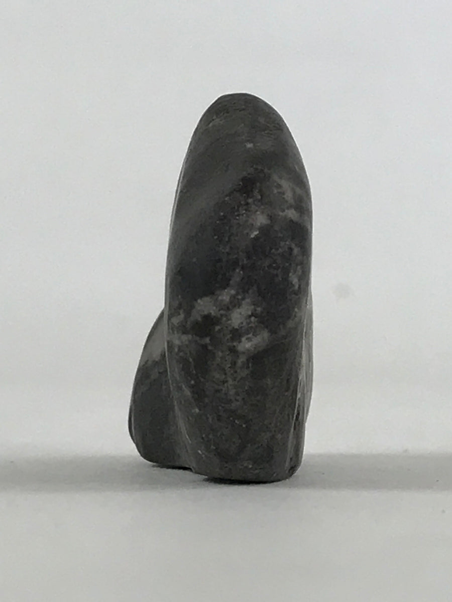 Japanese Viewing Stone Zen Buddhist Vtg Suiseki Small Radiant White JK ...
