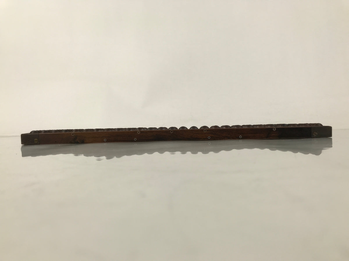 Japanese Wooden Abacus Soroban Math Calculating Tool Vtg 1/4 Beads 27 ...