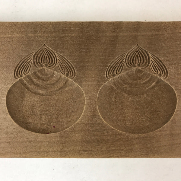 Japanese Wooden Carved Kashigata Cake Mold Vtg Sweet Wagashi Inari Kg5 ...
