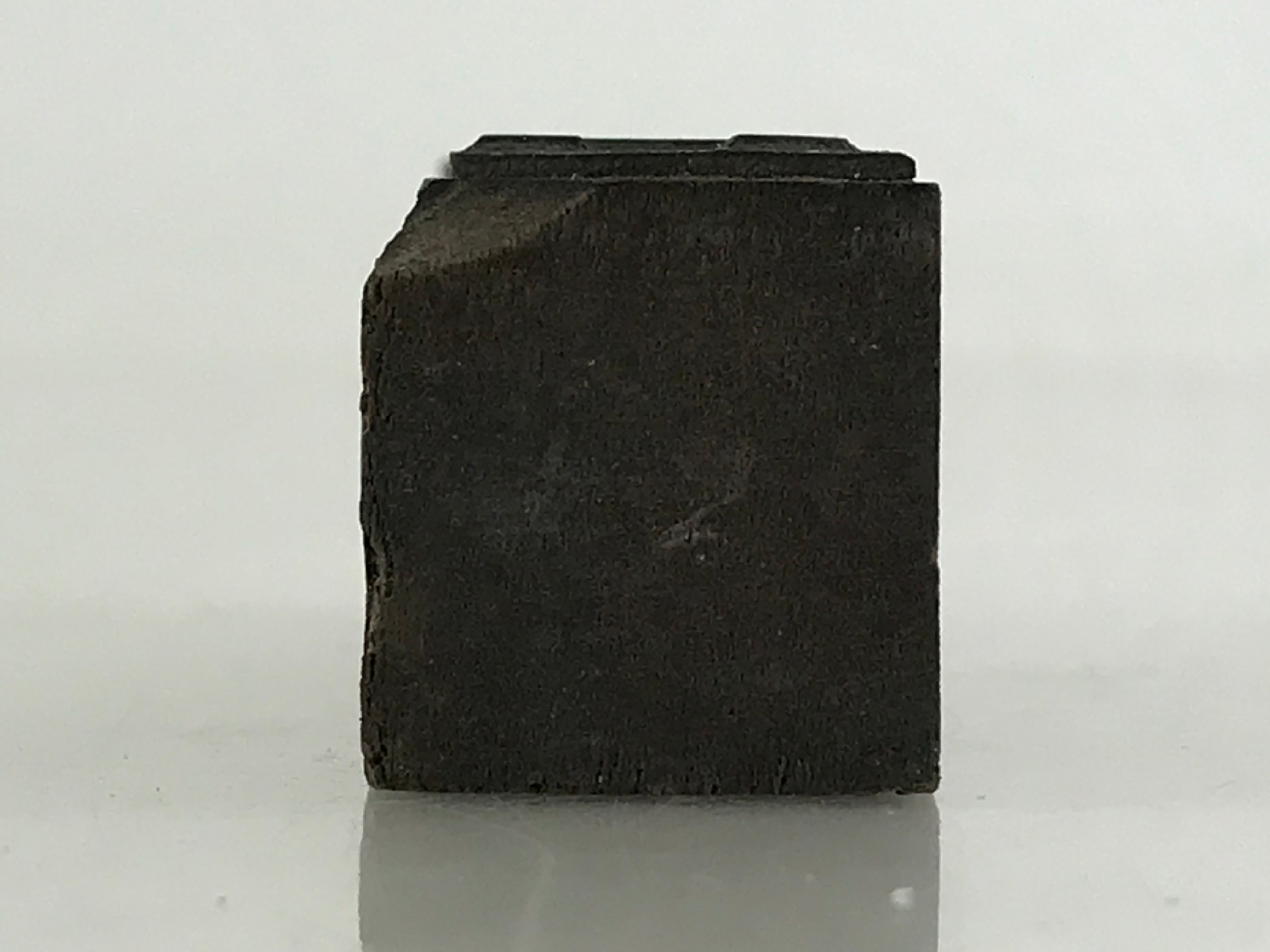 Japanese Wooden Carving Stamp Hanko Inkan Vtg Kanji Caracter Metal HS1 ...