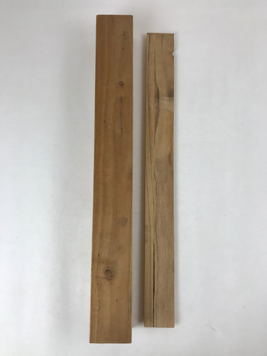 Japanese Wooden Hanging Scroll Box Vtg Kakejiku Hako Inside Length 60c ...