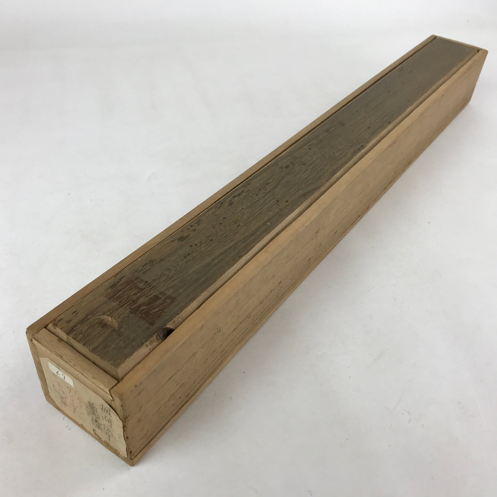 Japanese Wooden Hanging Scroll Box Vtg Kakejiku Hako Inside Length 60c ...