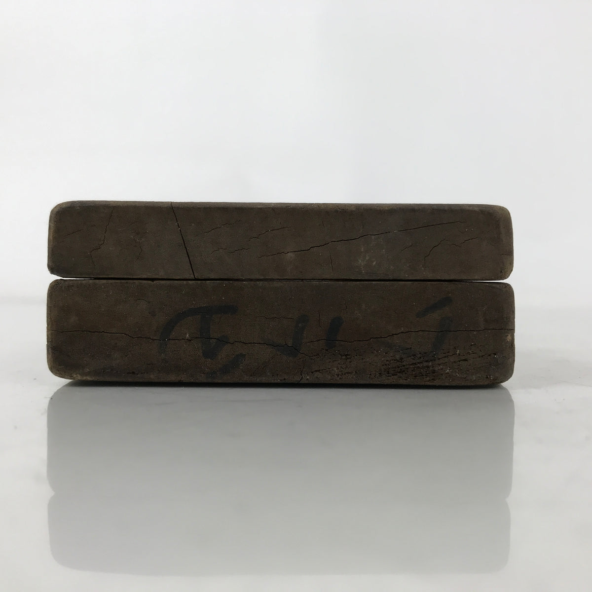 Japanese Wooden Kashigata Cake Mold Vtg Sweet Wagashi Warabi Plant Fer ...