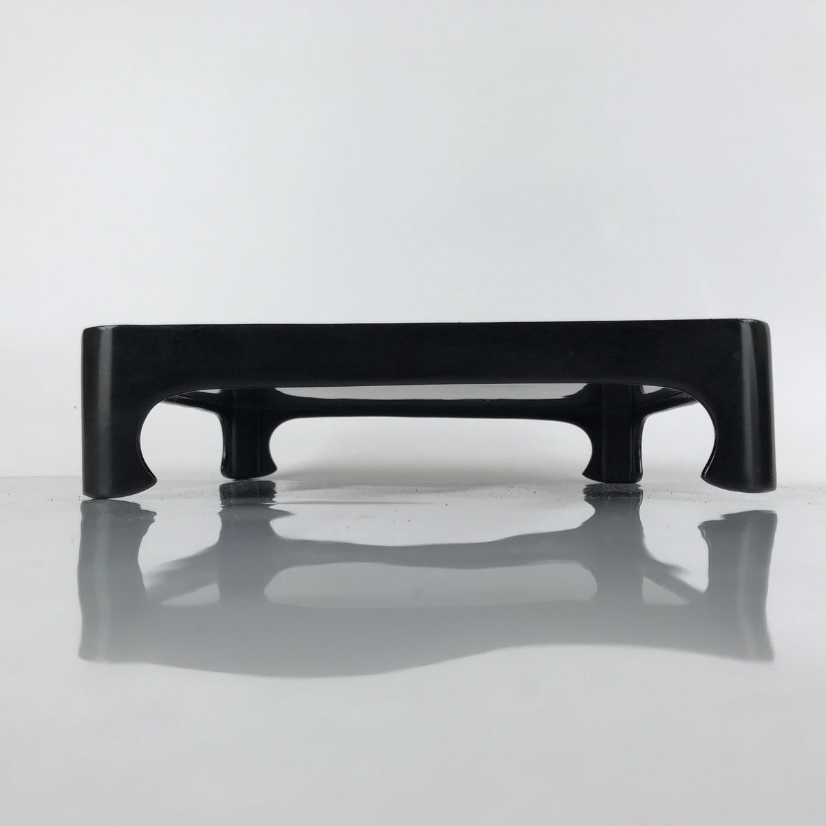 Japanese Wooden Lacquered Legged Table Vtg Ozen Tray Black Nurimono L1 ...