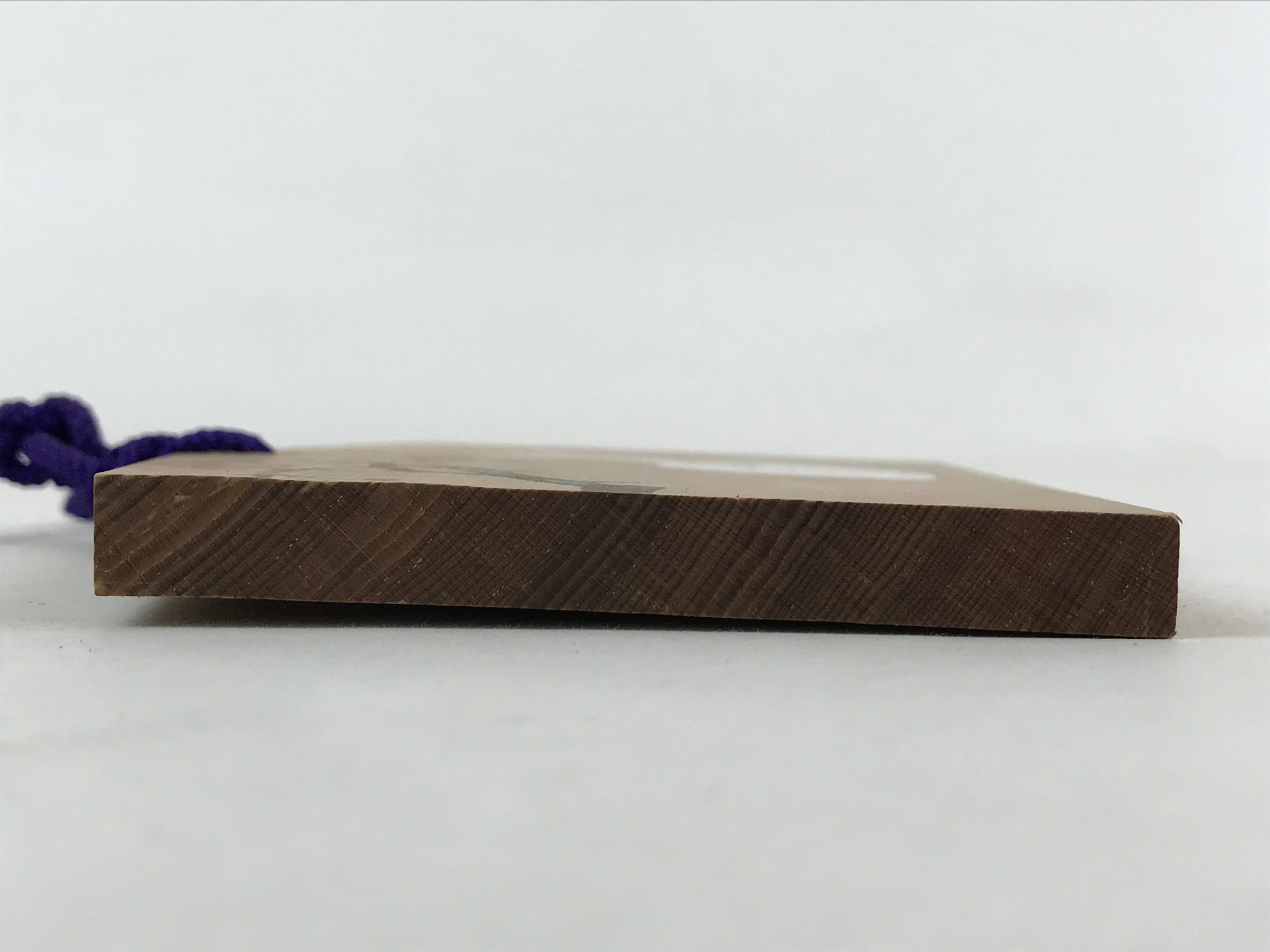 Japanese Wooden Shrine Plaque Ema Vtg Shinto Hanging Wish Zodiac Rabbi ...