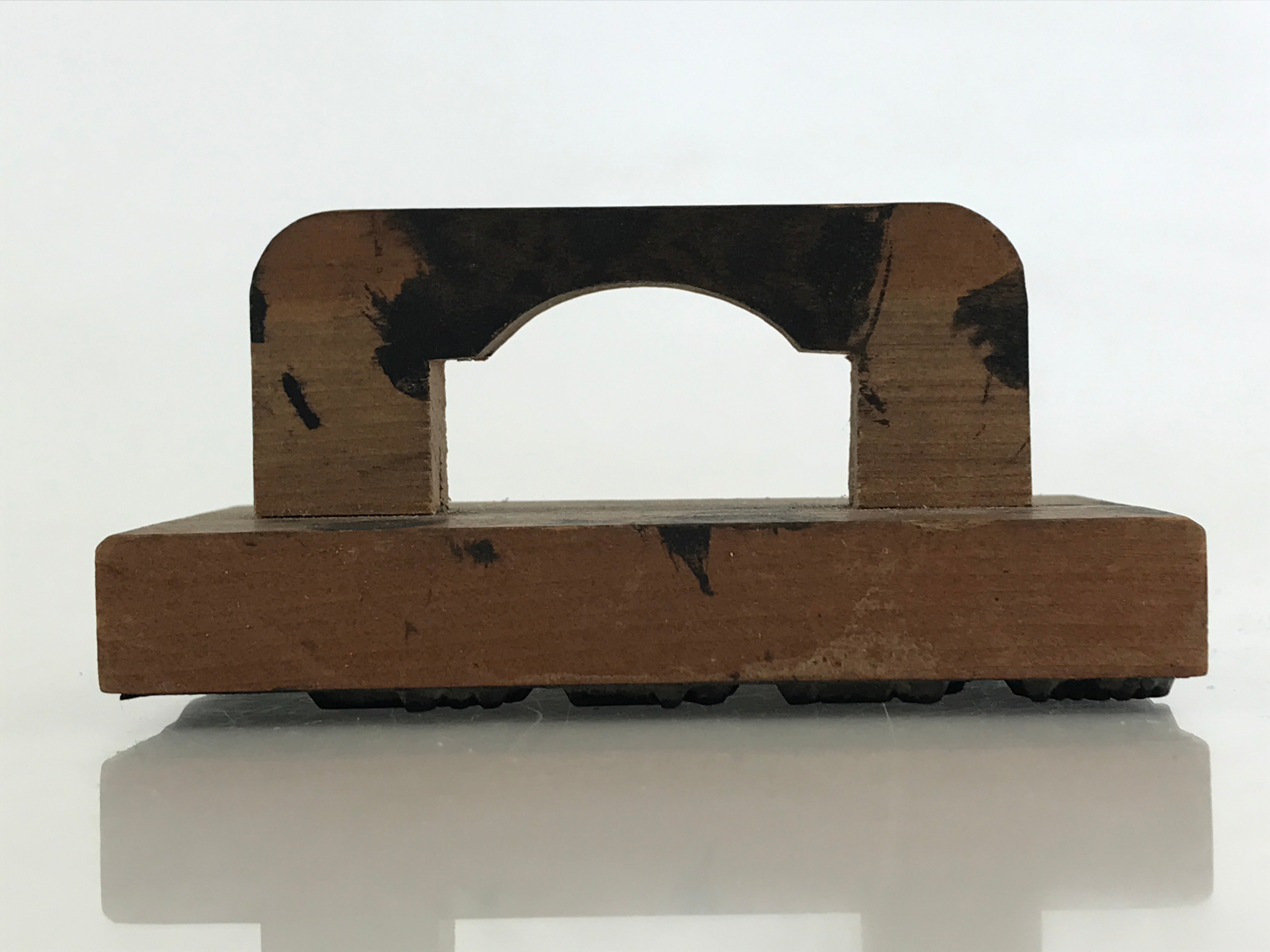 Japanese Wooden Stamp Hanko Inkan Vtg Metal Kanji Design New Year HS17 ...