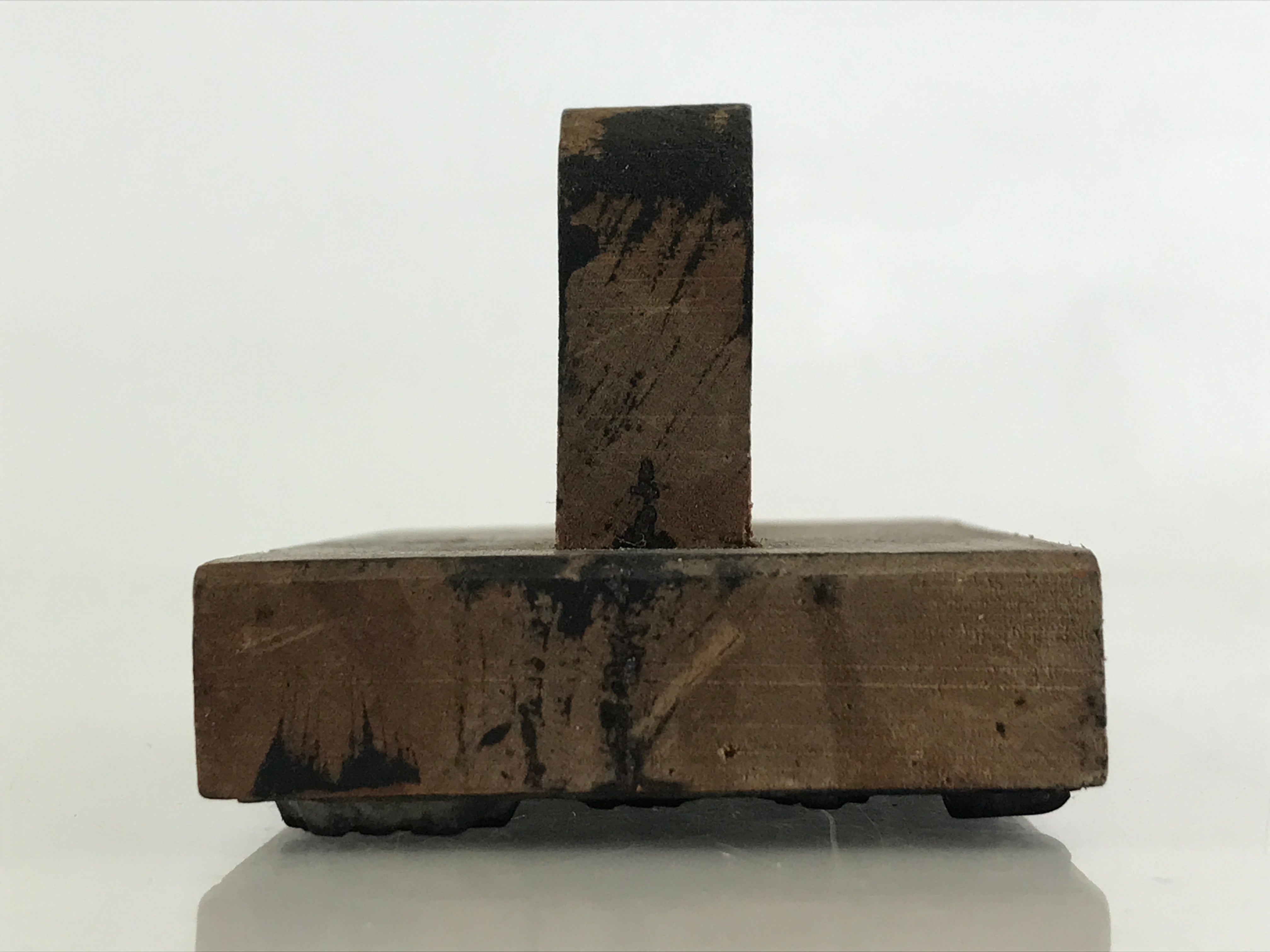 Japanese Wooden Stamp Hanko Inkan Vtg Metal Kanji Design New Year HS17 ...